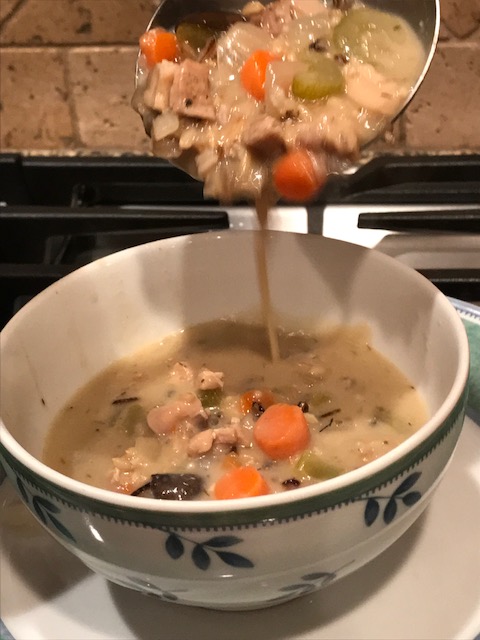 Creamy Chicken Soup with Groats and Wild Rice - Gluten-Free Prairie