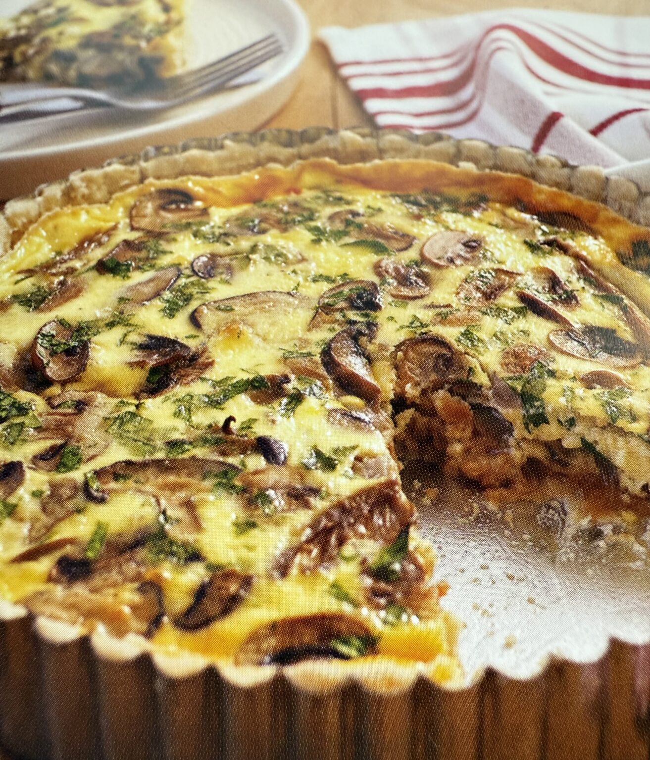 Wild Mushroom and Creme Fraiche Tart - Gluten-Free Prairie